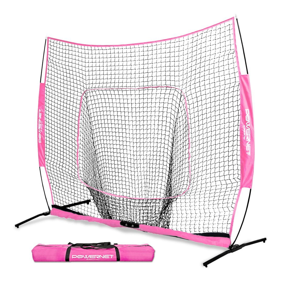 PowerNet 7X7 PRO Baseball Softball Practice Hitting Net w/ One-piece ...