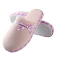 Aerusi Women's Checker Slide Indoor Slippers - Walmart.com