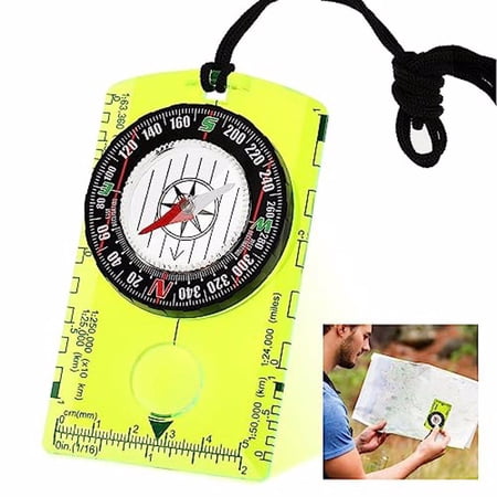 Outdoor Compasses Camping Marching Hiking Map Scale Dial Backpacking ...