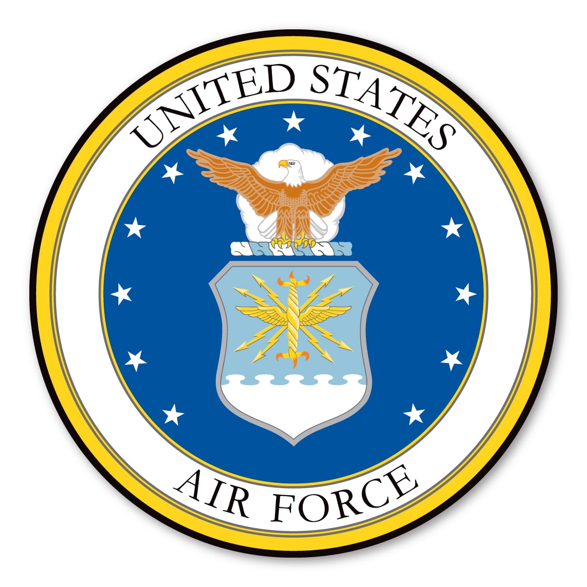 Air Force Seal Car Door Sign Magnet - Walmart.com