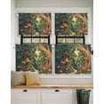 Wild Cottage Forest Mushroom Plant Short Blackout Curtains 24 Inch Long ...