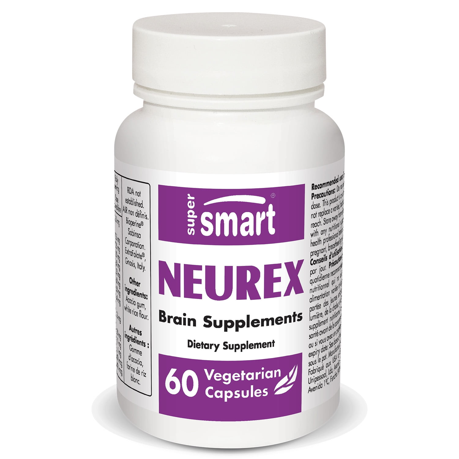 Supersmart - Neurex - with Folic Acid (ExtraFolate - Vitamin B ...
