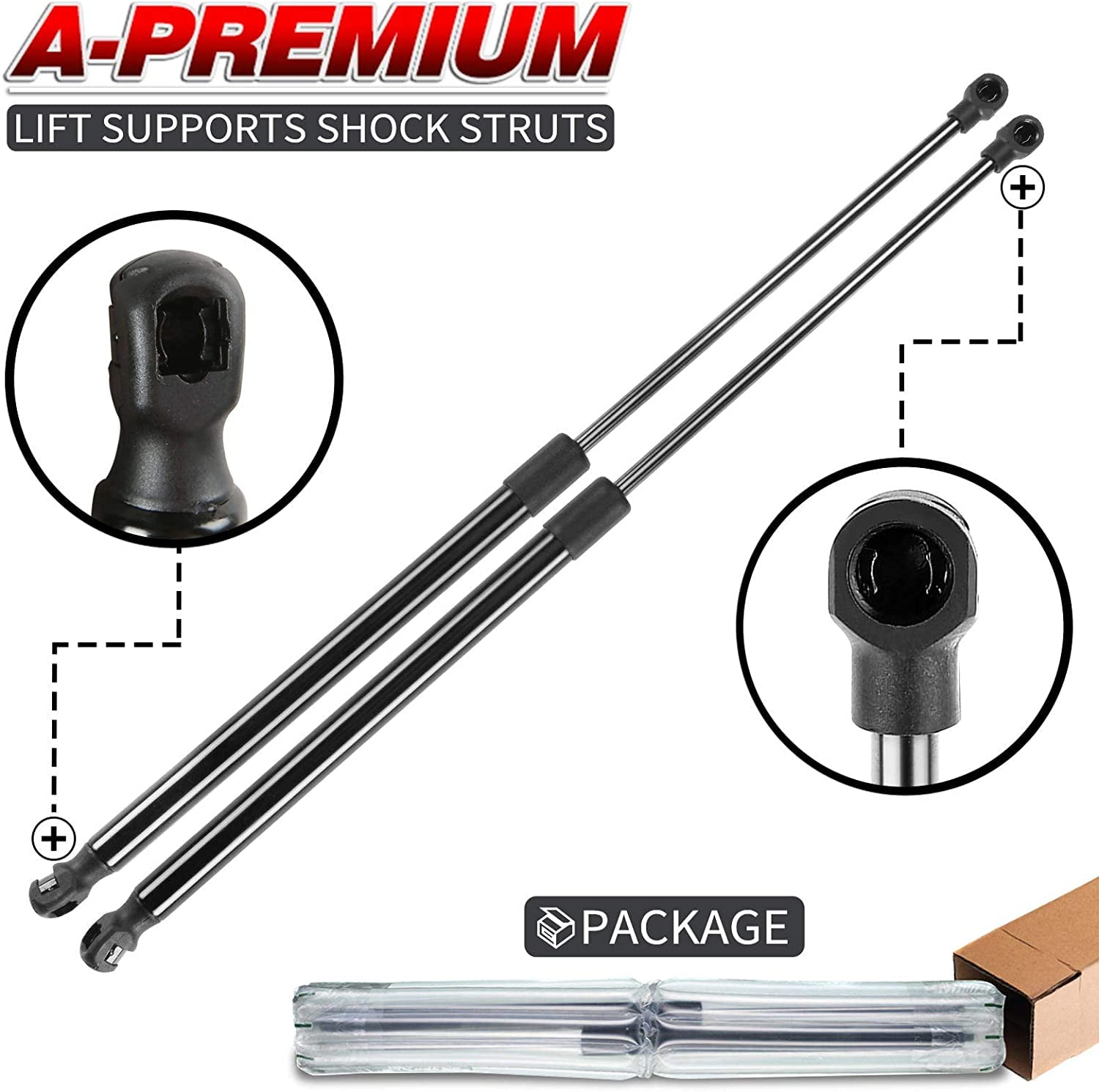 A-Premium Front Hood Lift Supports Shock Struts Compatible with Lexus ...