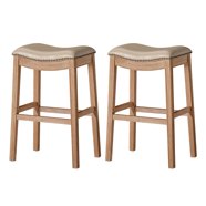 Maven Lane Adrien Counter Stool, Reclaimed Oak, Ronan Stone Vegan ...