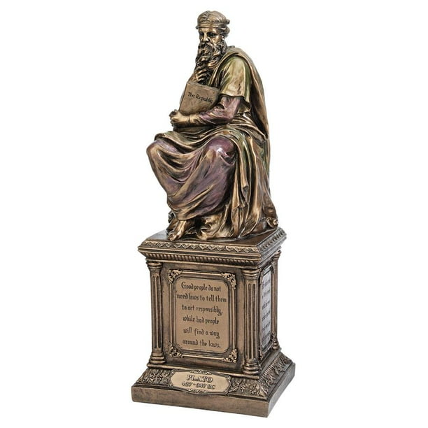 Design Toscano Plato, Master of Western Philosophy Statue - Walmart.com
