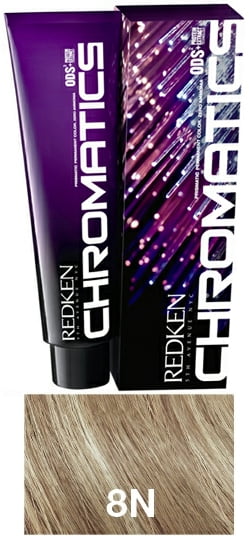 Redken Chromatics Prismatic Permanent Hair Color 8N Naturals with ...