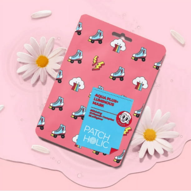 Patch Holic Mascarilla facial Revitalizante Iluminadora AQUA + Luminous 20 ml | Walmart en línea