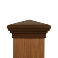 NextStone™ Faux Polyurethane Stone Post Cover Cap - Charcoal - Walmart.com