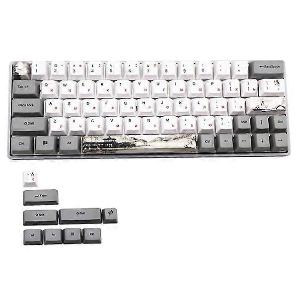 Russian Character Dye Subbed PBT OEM Keycap Set Mechanische Keyboard ...