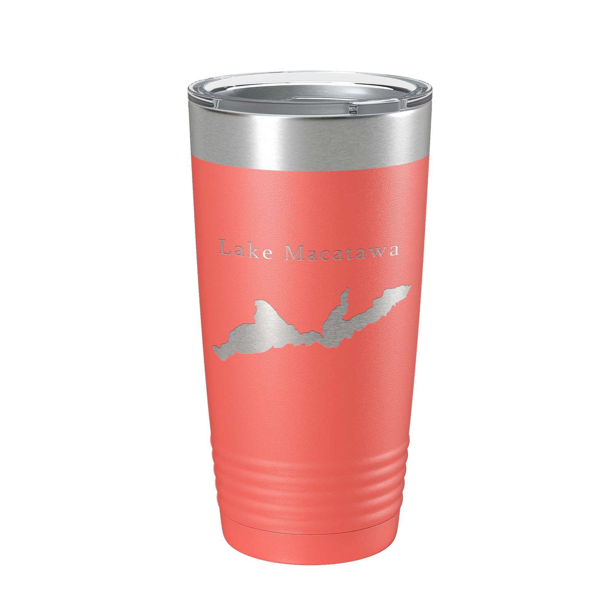 Lake Macatawa Map Tumbler Travel Mug Insulated Laser Engraved Coffee ...