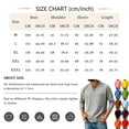 Garbnen Men Long Sleeve Henley Shirs Casual Basic T Shirts Soild Button ...
