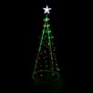 Northlight 5' Blue and White LED Lighted Twinkling Show Cone Christmas ...