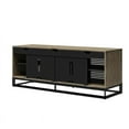 Alphason Studio 68" Media Console with Beveled Steel Base for TVs up to ...