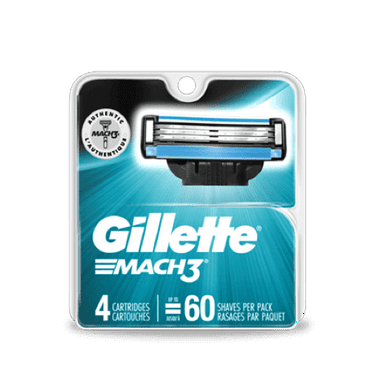 Gillette Mach3 Refill Cartridges, 4 Count - Walmart.com