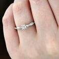 Pompeii 1/2Ct Diamond Infinity Engagement Ring Womens 14k White Gold ...