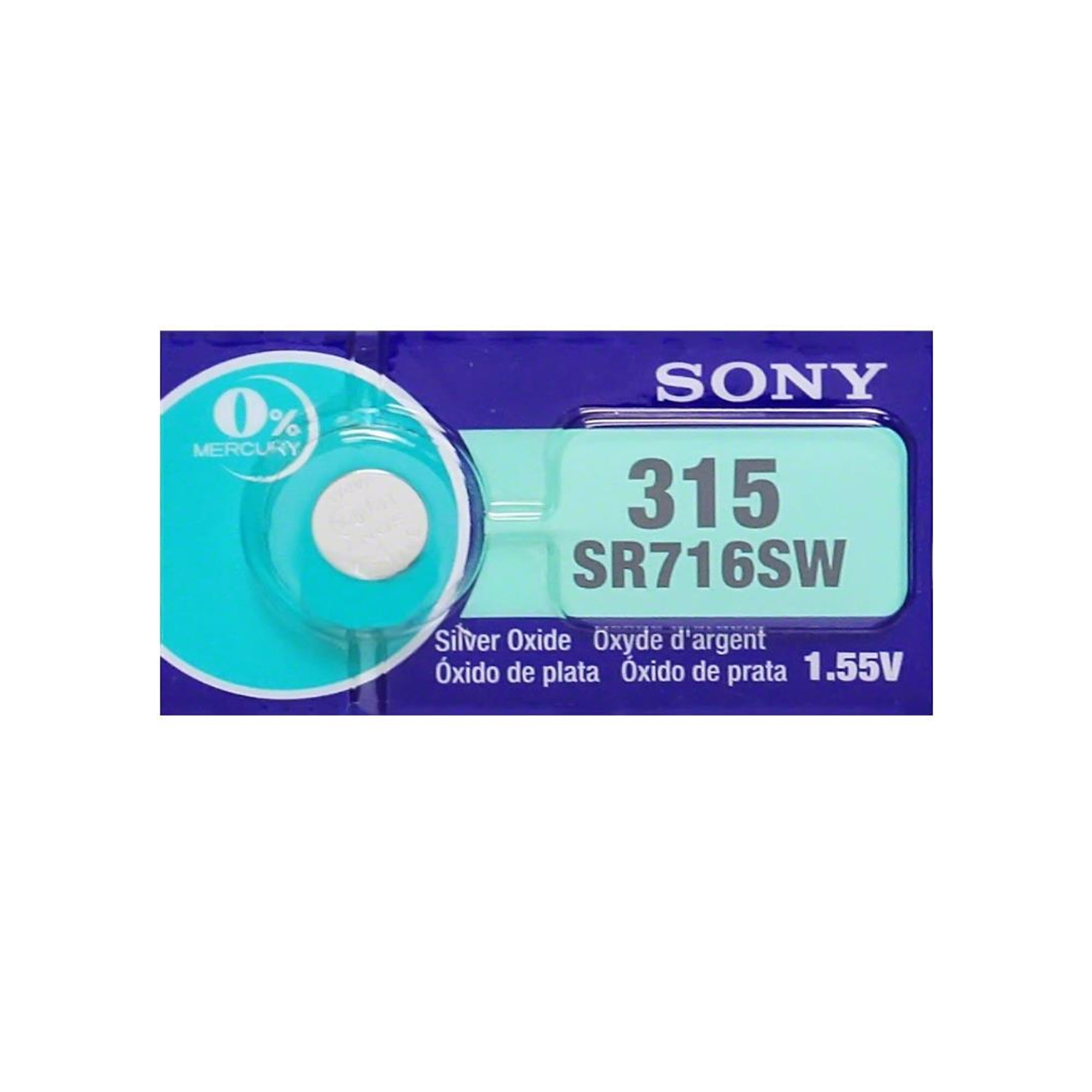 Sony 315 (SR716SW) Silver Oxide Button Battery | Walmart Canada