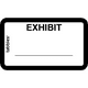 Tabbies Color-coded Legal Exhibit Labels 1.62" x 1" Length - White ...