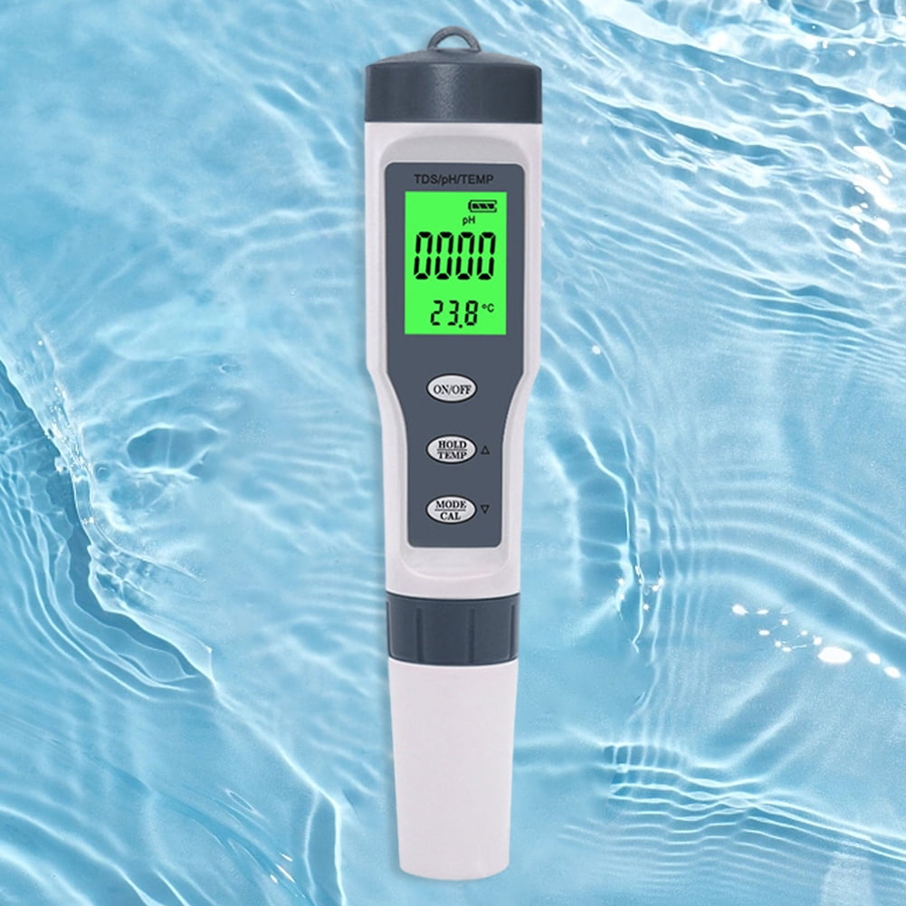 Medidor de PH 3 en 1 medidor de PH TDS pluma de PH Digital para agua potable piscina acuario ...