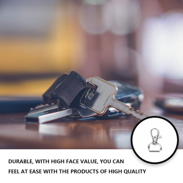 10 Pieces Metal Key Chain Swivel Chain Swivel Clasp Snap Hook Clasps ...