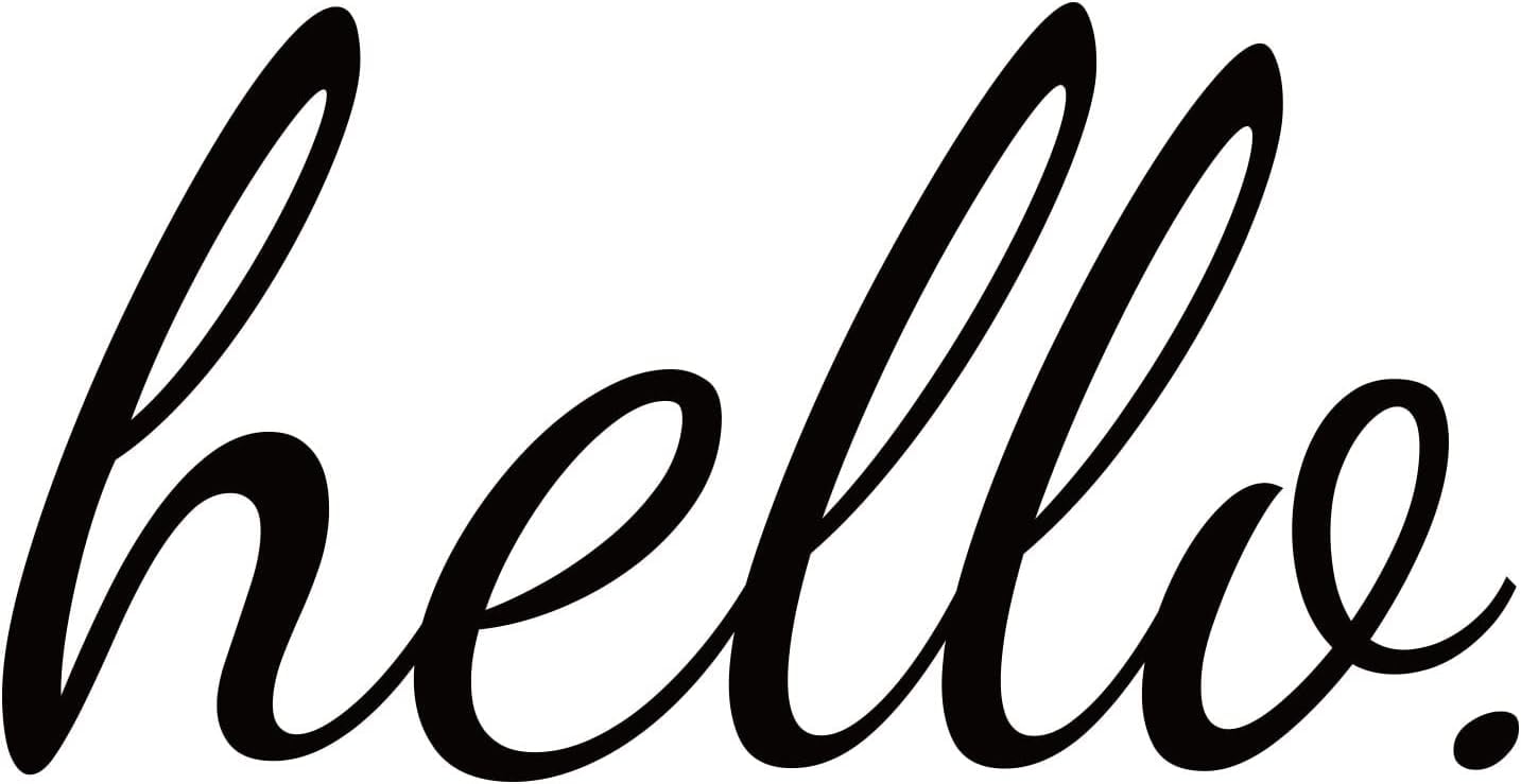 1 Sheet Greeting Text Pattern Wall Stickers Vinyl Wall Decor Sticker ...