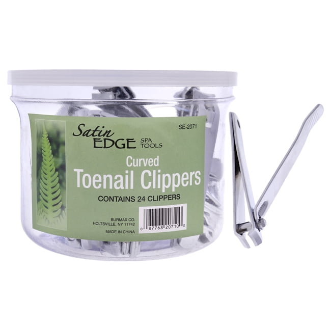 Satin Edge Curved Toenail Clippers 24 Pc - Walmart.com
