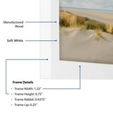 ArtToFrames 15" x 35" White Picture Frame, 15x35 inch White MDF Poster ...