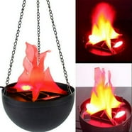 Elegantoss Artifical LED Fire Flame Light, Realistic Silk Flame Effect ...