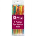 Unique Industries Plastic Cocktail Forks, 5 in, Assorted, 25ct ...