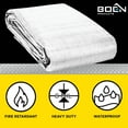 Boen FR Tarps White 10x10 Weave 30' x 40' - Walmart.com