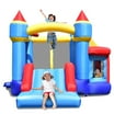 Blast Zone SuperStar Inflatable Jumping Castle Moon Slide Bouncer ...
