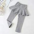 Little Girls Pants Fall Leggings Skirt Ruffle Skirt Kids Trousers Pants ...