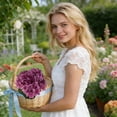 pdqouc Artificial Hydrangea Flower, Large Artificial Hydrangeas for ...