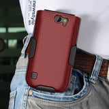 Case with Clip for Nokia 2720 V Flip Phone, Nakedcellphone [Red] Snap ...