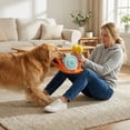 Interactive Snuffle Snail Dog Toy with Squeaker & Crinkle Paper – Tug ...