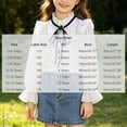 ATOGUTA T Shirts for Girls Kids Ruffle Long Sleeve Button Down Dress ...
