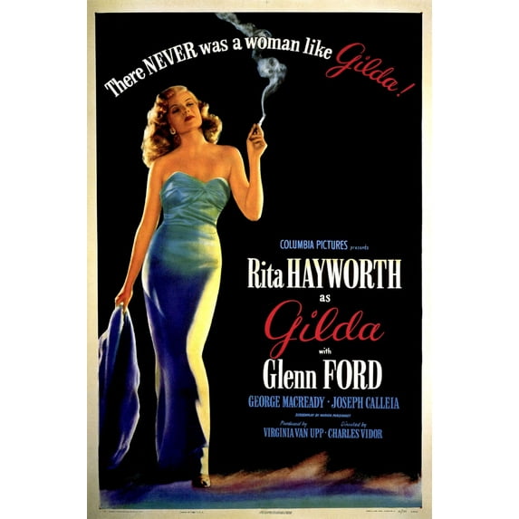 Gilda Movie Poster Giclee Print Reprint 27inx40in for any room 27x40 ...
