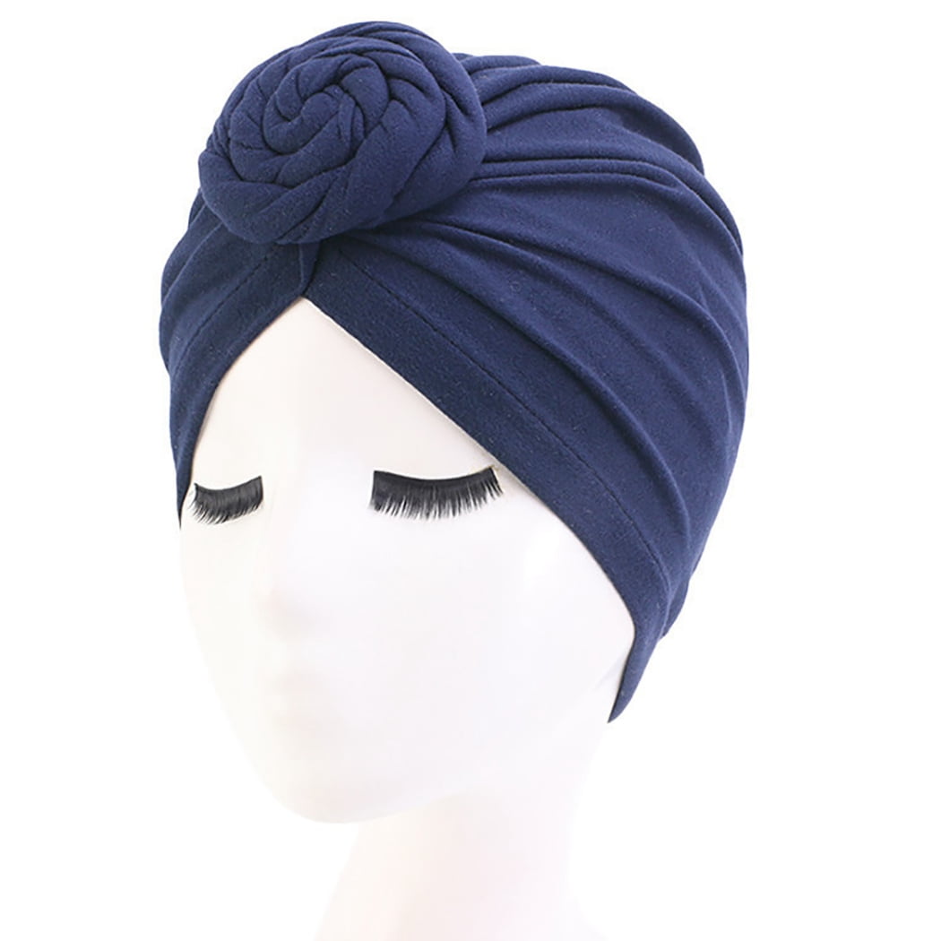 Click here for Nobrand Women Turban Hat Cotton Pleated Knot Ethni... prices
