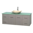 Wyndham Collection Centra 60 inch Single Bathroom Vanity in Matte White ...
