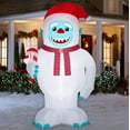 Gemmy 9.5-FT Tall Lighted Yeti Christmas Inflatable - Walmart.com