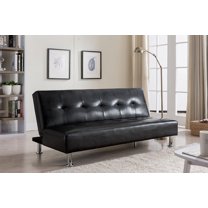 Kings Brand Furniture Black Klik Klak Convertible Sofa Bed Sleeper ...