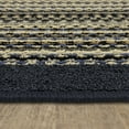 Mainstays Apollo Striped Indoor Polypropylene Area Rug, Navy, 19.5" x ...