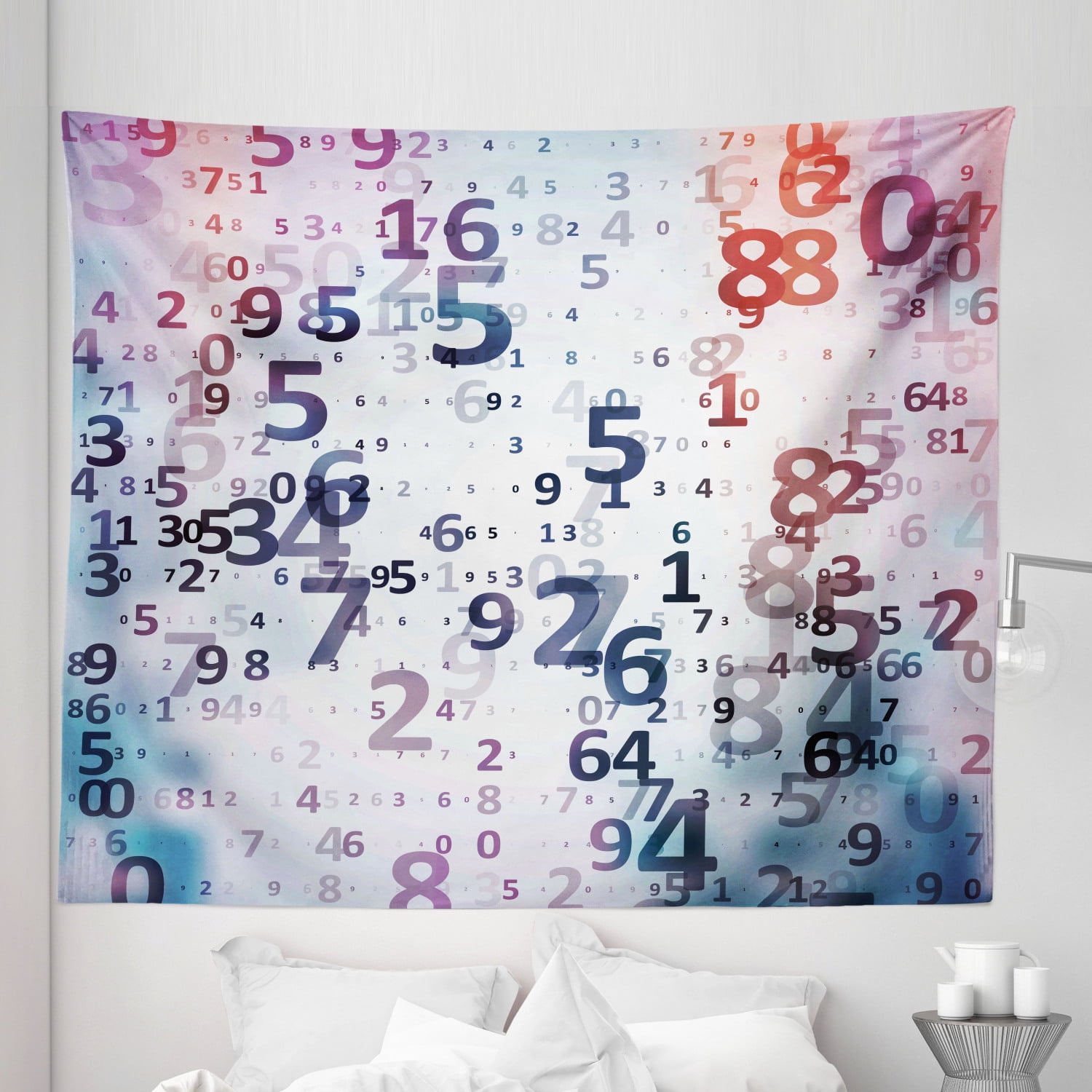 Abstract Tapestry, Digital Code Numbers Computer Database Science ...