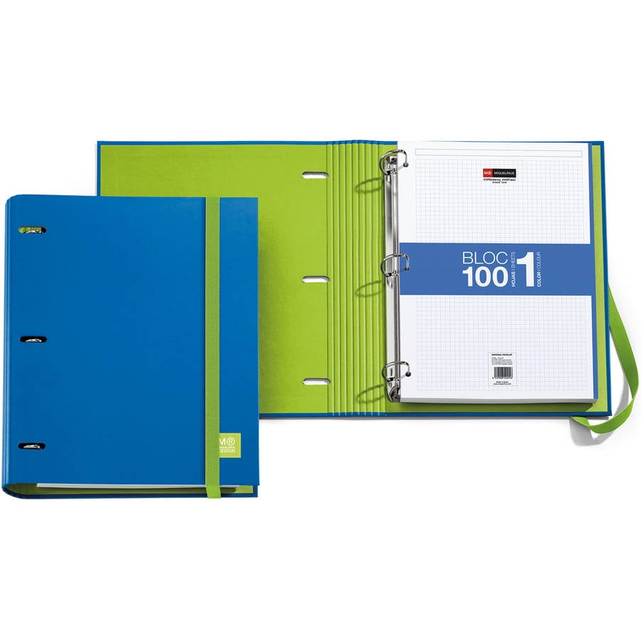 3-Ring Refillable Binder and 100 Sheets of Paper - Walmart.com