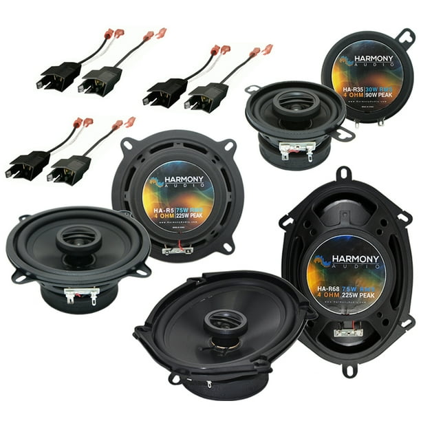 Chrysler Laser 1984-1989 OEM Speaker Upgrade Harmony R5 R35 R68 Package ...