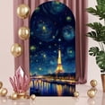 Arch Backdrop 5 Ft, Blue Modern Art Spandex Stretch Fitted Arch Cover ...