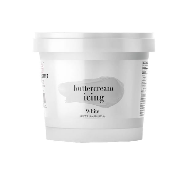 Cake Craft White Buttercream Icing, Vanilla Flavored, 16 oz. - Walmart.com