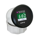 Waterproof 52mm 85mm Digital GPS Speedometer ODO With Longitude ...