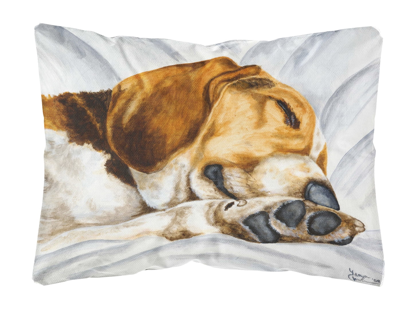 Beagle Bliss Fabric Decorative Pillow - Walmart.com