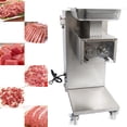 INTBUYING Commercial Meat Cutting Machine 5mm Blade Stainless Steel ...
