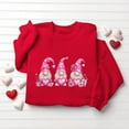 FAWUUDO Womens Valentines Day Heart Print Crewneck Sweatshirt Long ...